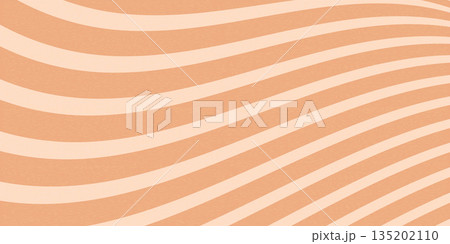 Groovy hippie 70s peach tone strips...のイラスト素材 [135202110] - PIXTA