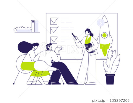 Startup accelerator abstract concept vector...のイラスト素材 [135297203] - PIXTA