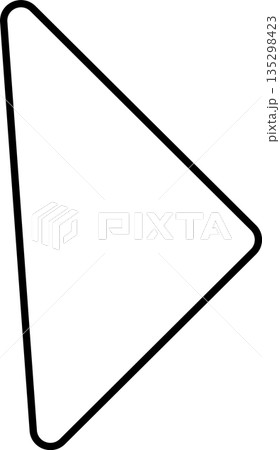 Triangle line shapes. Element geometricのイラスト素材 [135298423] - PIXTA