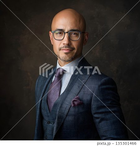 Hyper human executive portrait for corporate...のイラスト素材 [135301466] - PIXTA