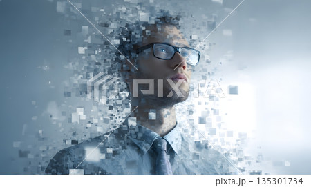 Tech business leader half body realistic...のイラスト素材 [135301734] - PIXTA