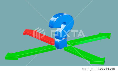 Business concept with arrows pointing in...のイラスト素材 [135344346] - PIXTA