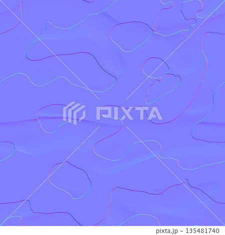 Flowing Organic Line Texture Normal Mapのイラスト素材 [135481740] - PIXTA