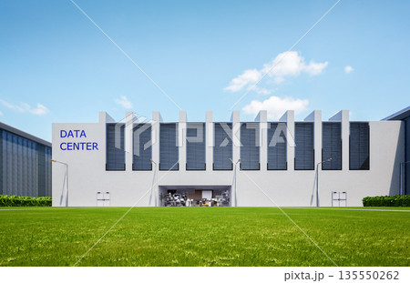 Data center building exteriorのイラスト素材 [135550262] - PIXTA