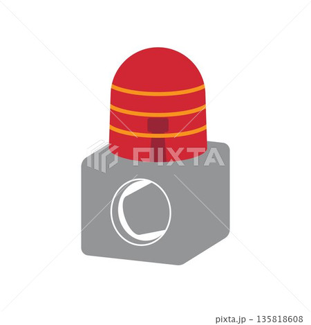siren logo icon illustration designのイラスト素材 [135818608] - PIXTA