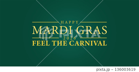 Mardi Gras 2026 Unleashing Carnival Cheerのイラスト素材 [136003619] - PIXTA