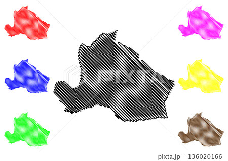 Vaals municipality (Kingdom of the Netherlands,...のイラスト素材 [136020166 ...