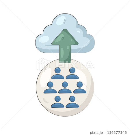 Illustration of backup teamのイラスト素材 [136377346] - PIXTA
