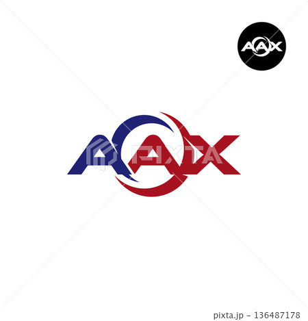 Letter AAX Logo Design Readymade Initialのイラスト素材 [136487178] - PIXTA