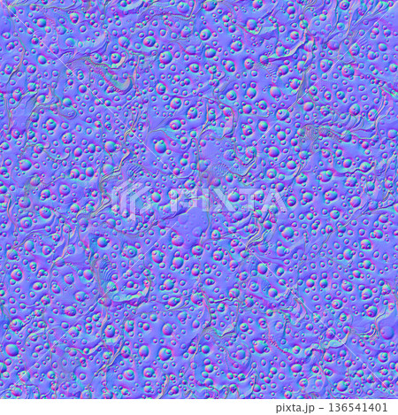 Boiling Liquid Bubbles Normal Map Textureのイラスト素材 [136541401] - PIXTA