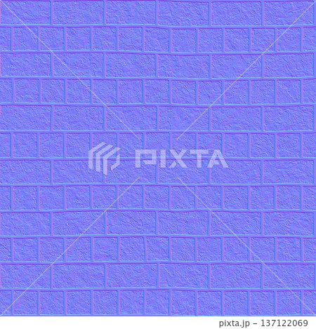 Aged Masonry Brick Wall Normal Mapのイラスト素材 [137122069] - PIXTA